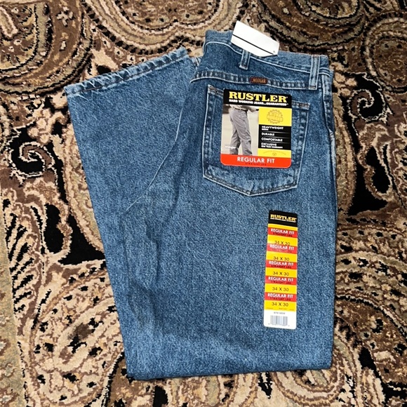 Wrangler | Jeans | Nwt Rustler Wrangler Mens Hard Working Jeans Regular ...